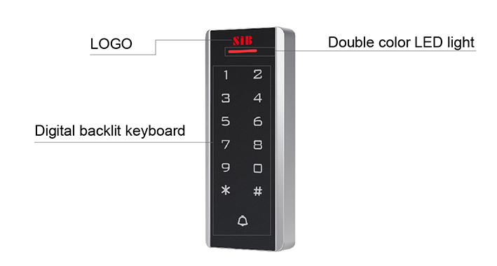 Buble Keypad Door Access Control K1202 - Keypad Access Control | SIB ...